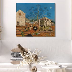 Joan Miró the Farm Canvas Print, Miro Artwork, Canvas Poster & Ready to ...