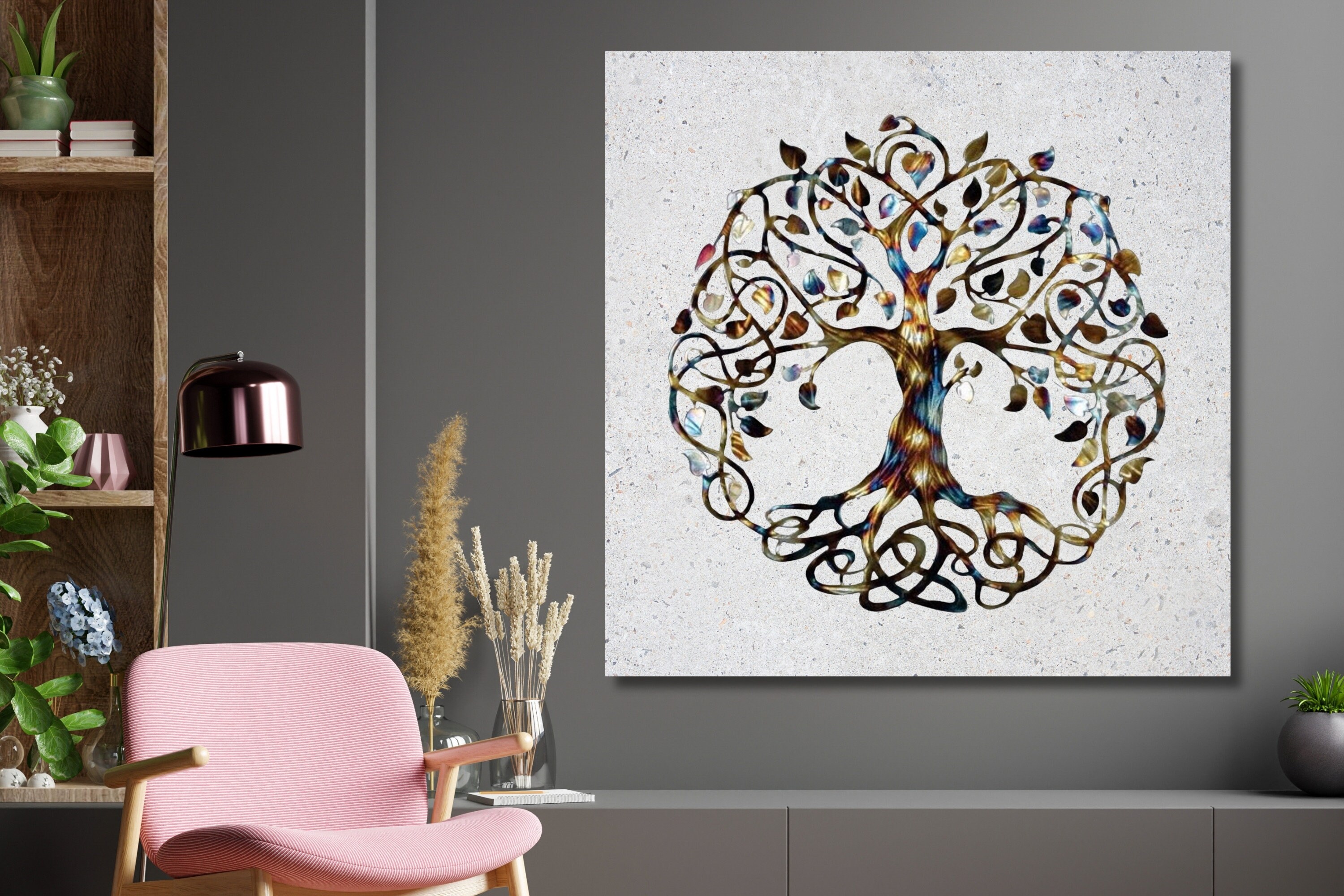 Tree of Life Poster, Tree of Life Canvas, Spiritual Artwork, Wall Art ...