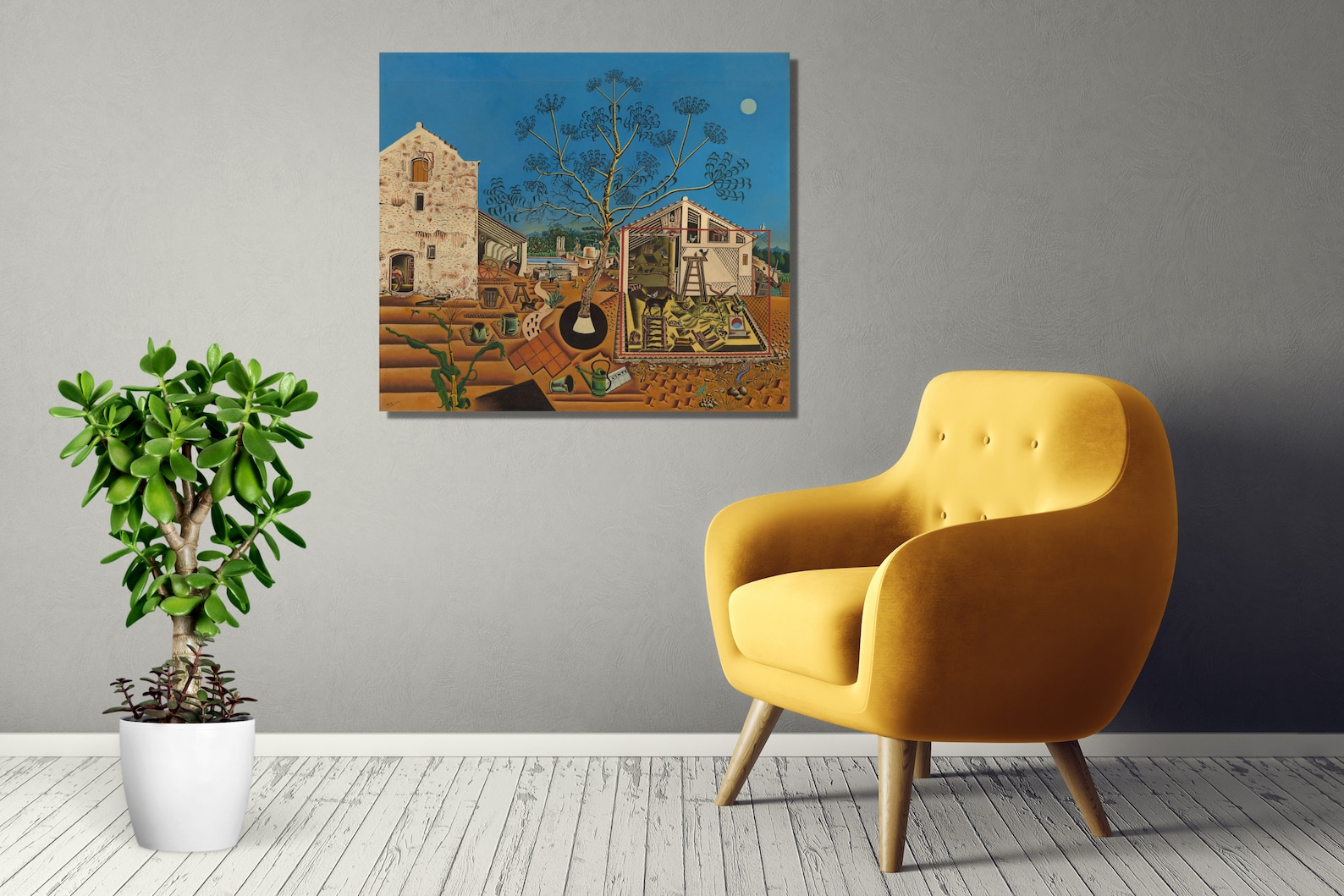 Joan Miró the Farm Canvas Print, Miro Artwork, Canvas Poster & Ready to ...