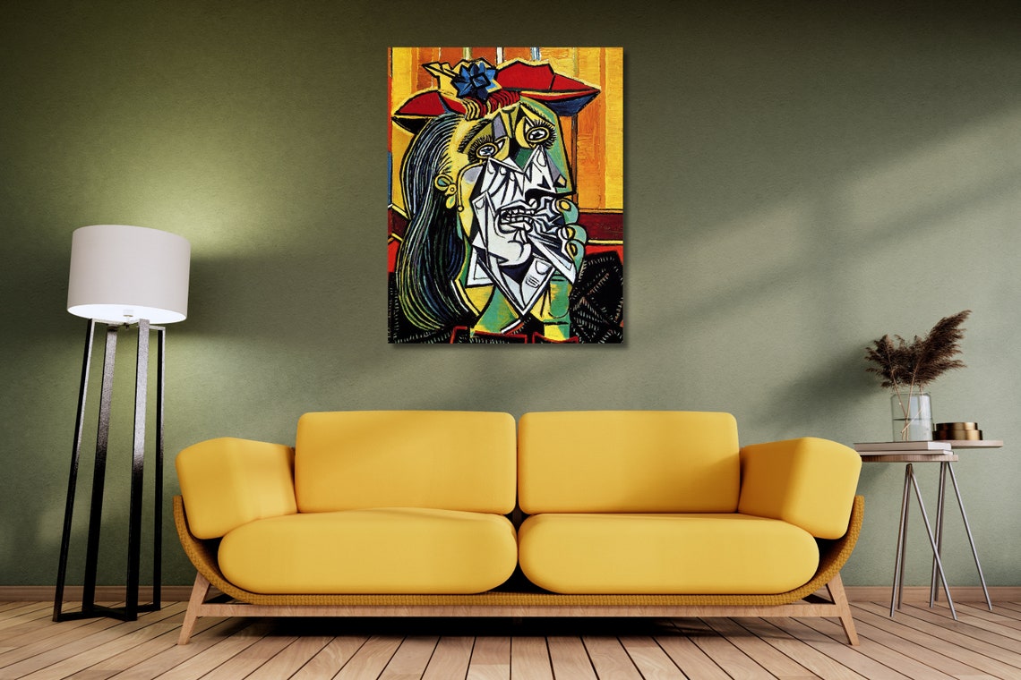 Portrait of Dora Maar, Pablo Picasso, Great Renaissance Work, Weeping ...