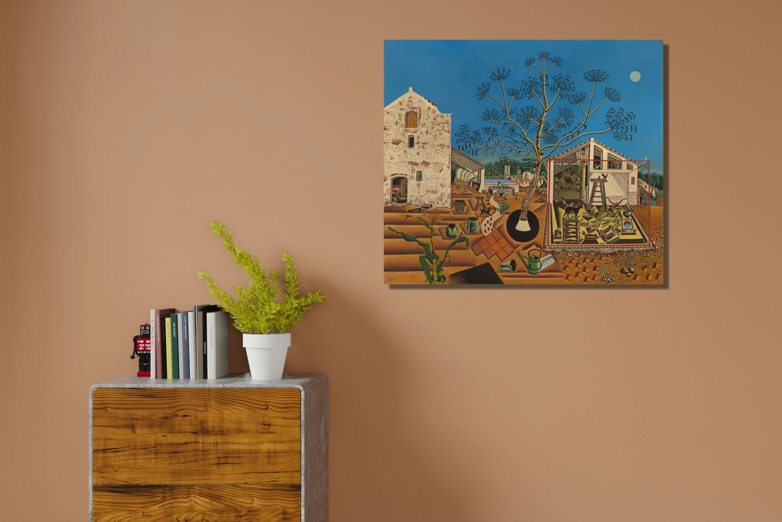 Joan Miró the Farm Canvas Print, Miro Artwork, Canvas Poster & Ready to ...