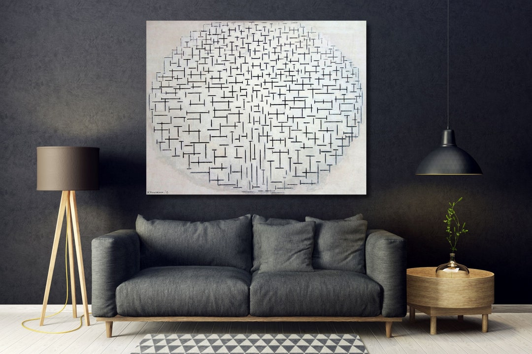 Composition No. 10 Pier and Ocean by Piet Mondrian, Canvas Poster Print ...