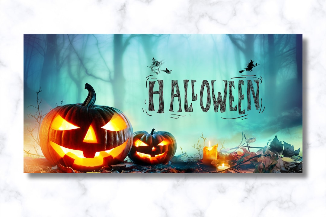 Halloween Decor | Halloween Prints | Halloween Gift | Halloween Canvas ...