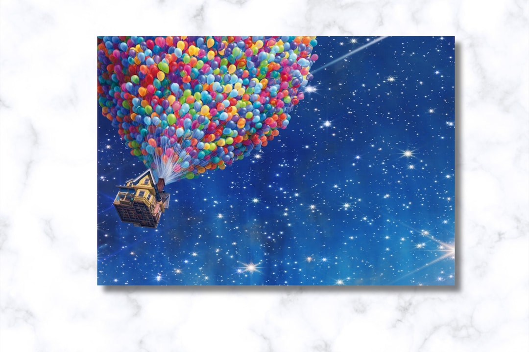Disney Gift up Pixar Poster up Movie Canvas Balloons Poster Pixar ...