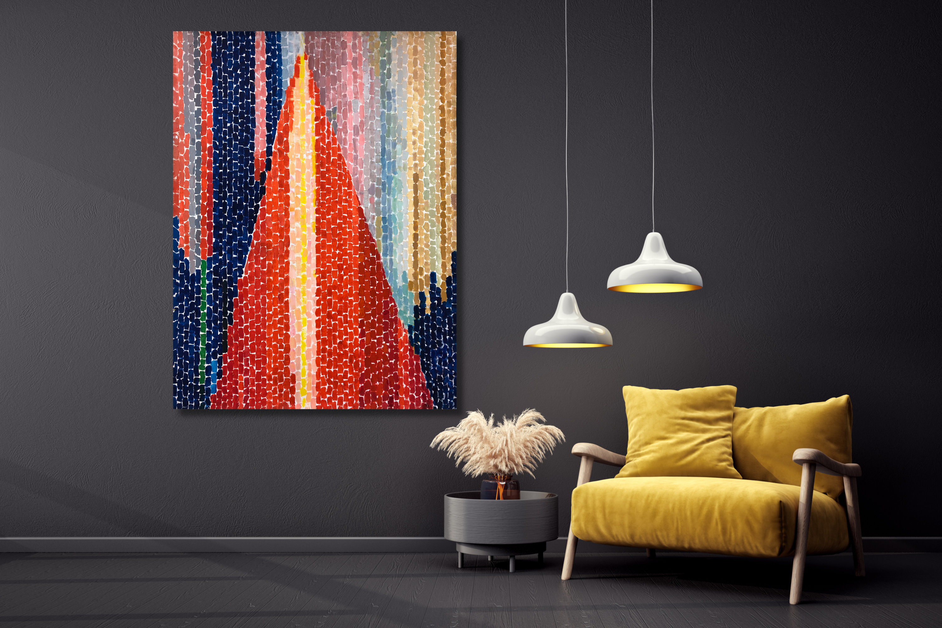 Alma Thomas Painting, Blast off Canvas Print, Colourful Artwork ...