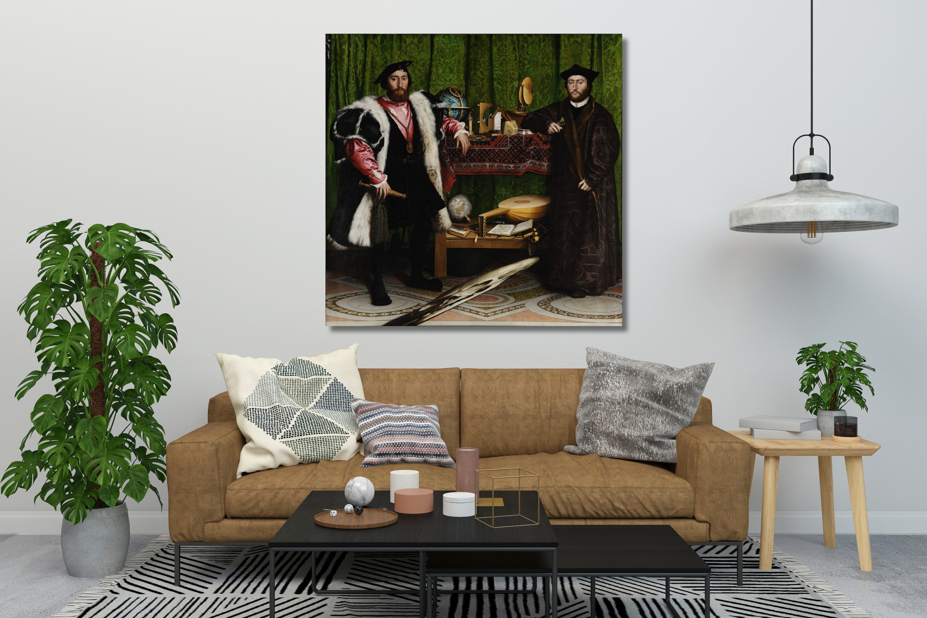 The Ambassadors, Hans Holbein the Younger, Anamorphosis Technique ...