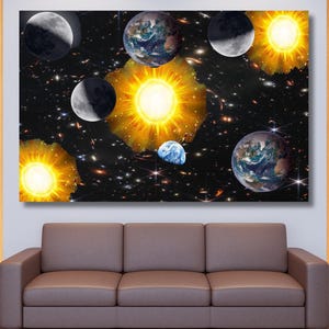 Nasa Deep Field Poster, James Webb Space Telescope, Solar System ...