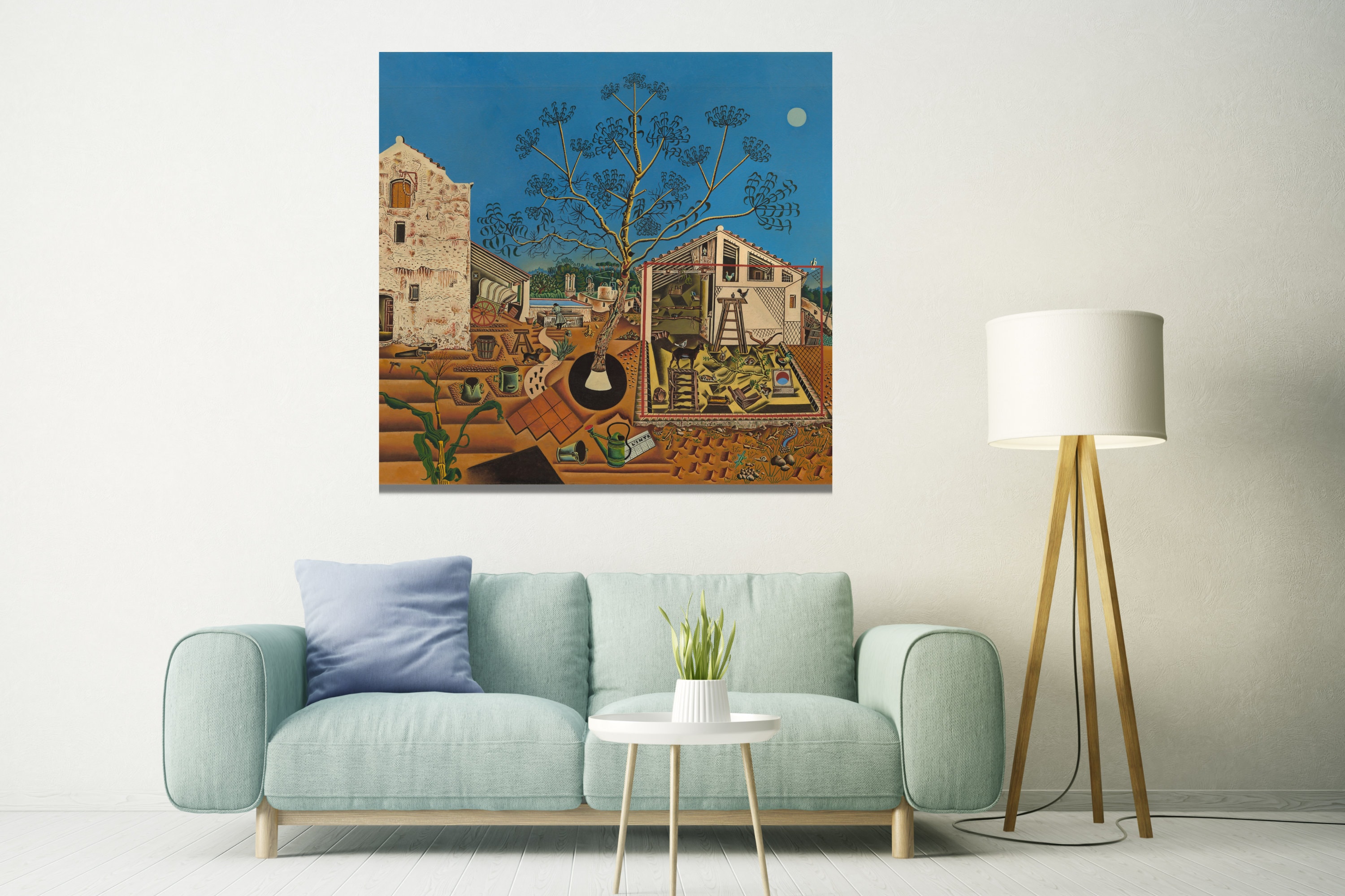 Joan Miró the Farm Canvas Print, Miro Artwork, Canvas Poster & Ready to ...