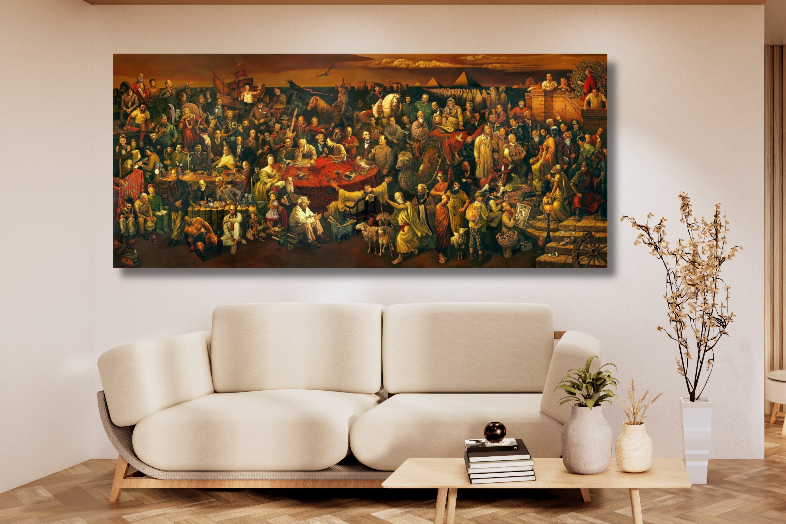 Divine Comedy Canvas Print: Dante, Dai Dudu, Li Tiezi, Zhang an & 103 ...