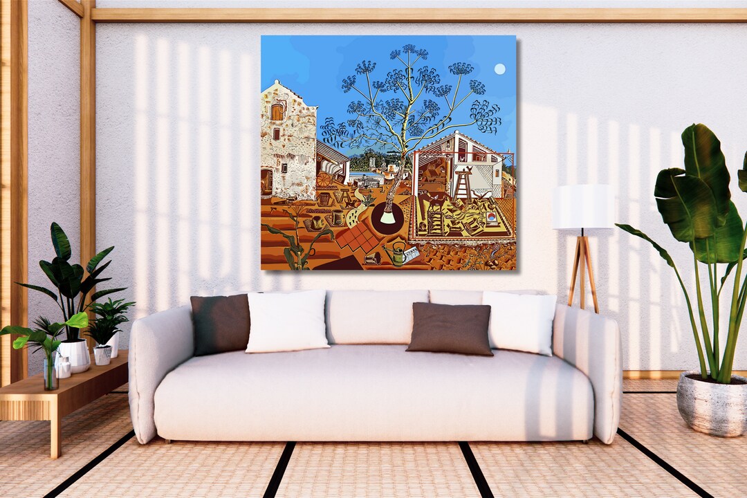 Joan Miro, the Farm, Moint-roig Del Camp, Catalonia Farm, 1920s Oil ...