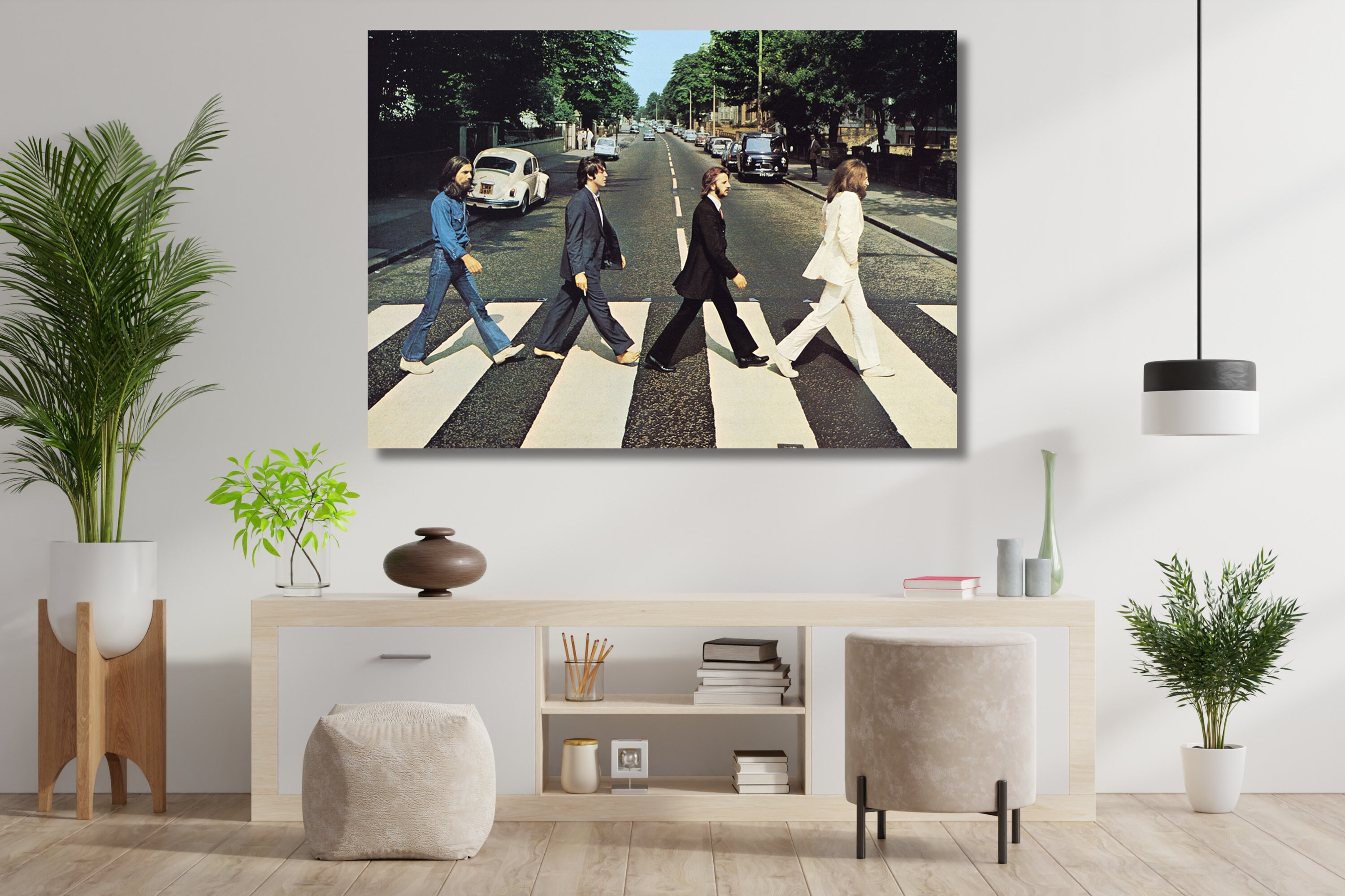 Beatles Poster, Beatles Abbey Road, Crosswalk Abbey, London, Canvas Print Beatles, 60s Music ...