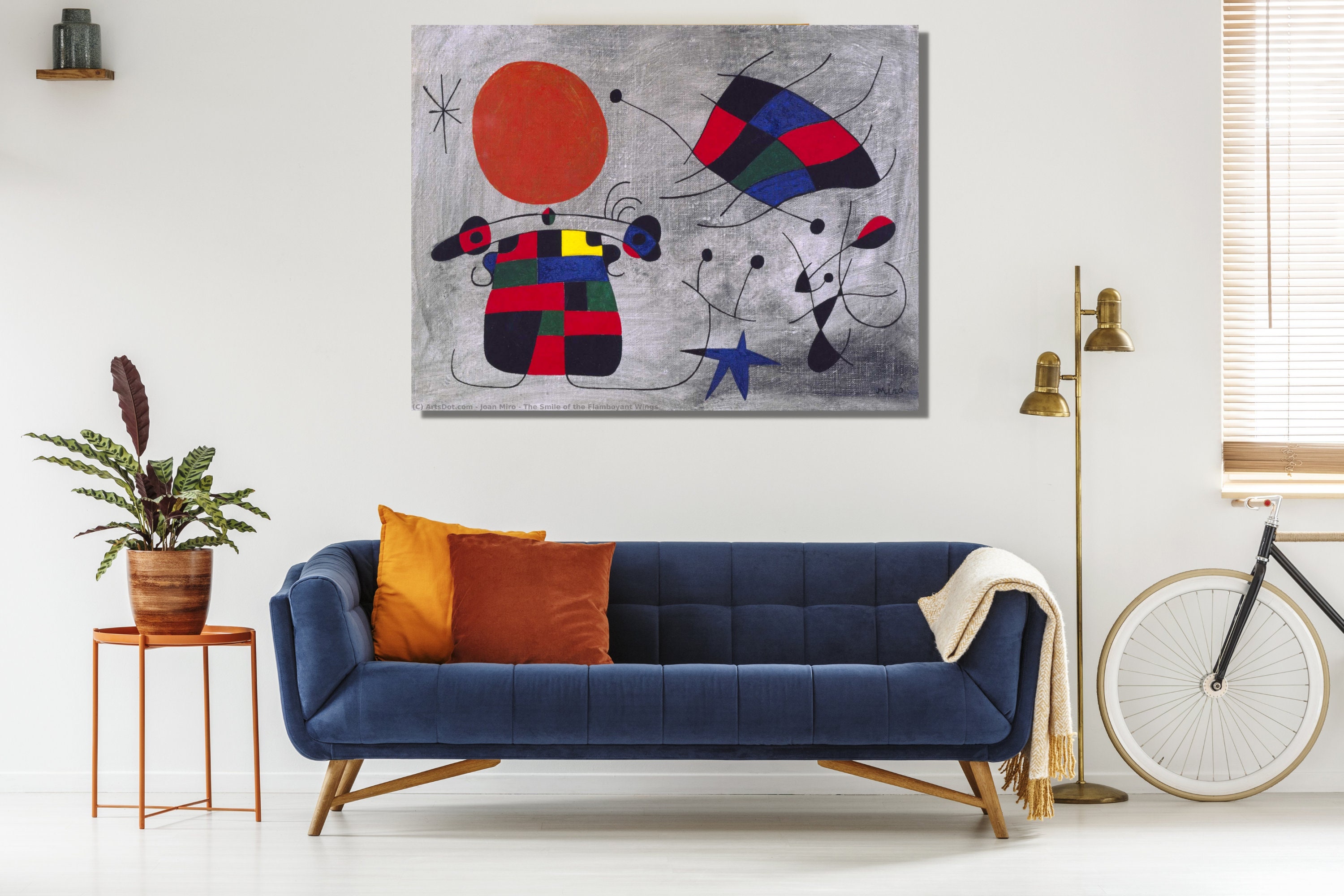 Joan Miró Smile of the Flamboyant Wings, Surrealism Art, Modern Wall ...