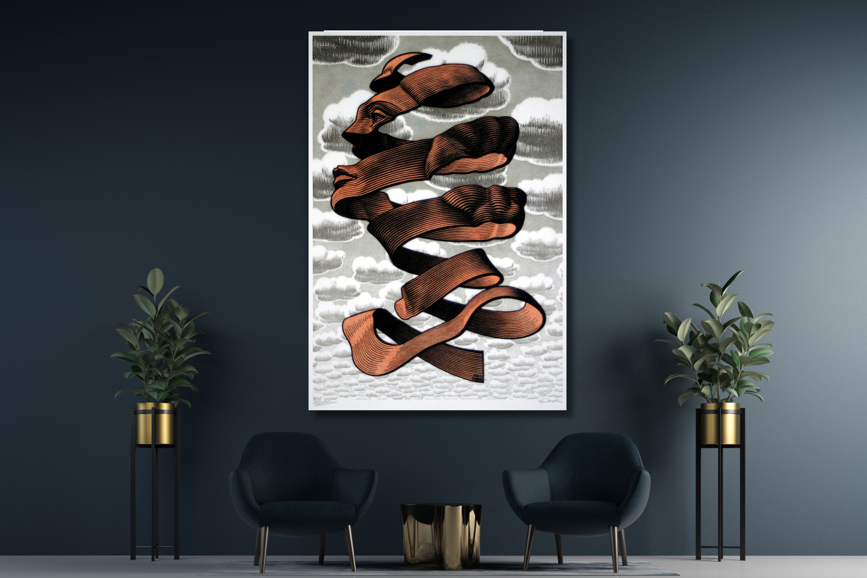 Rind by Maurits Cornelis Escher, Maurits Cornelis Escher Canvas Art ...