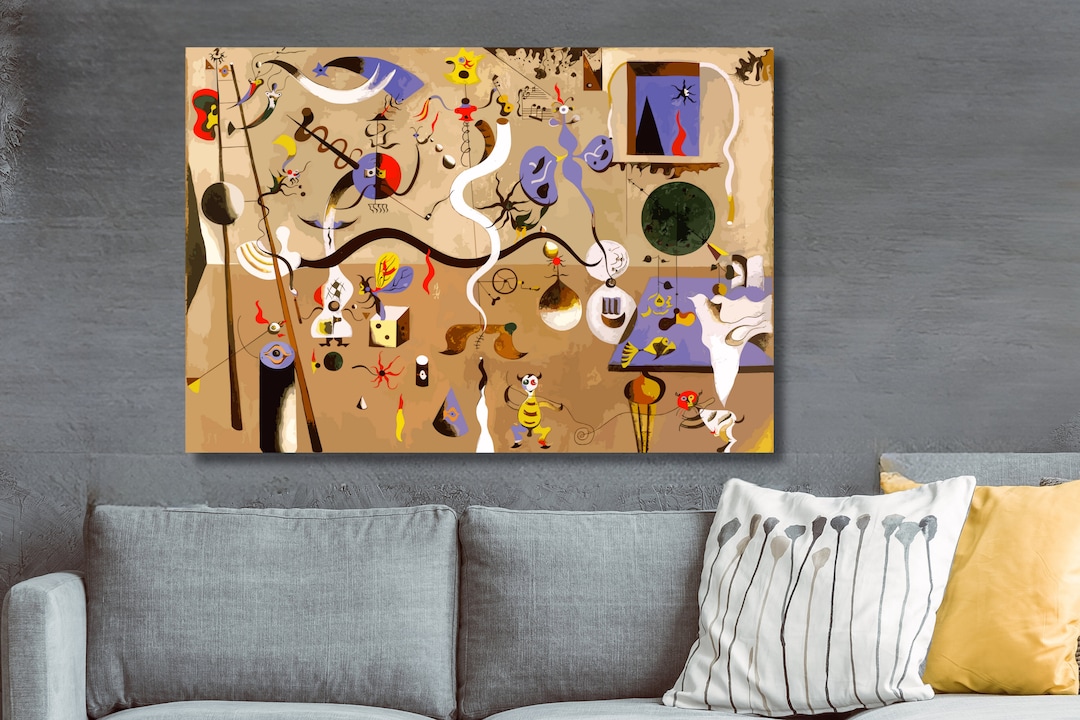 Joan Miro, Harlequin’s Carnival, Painting by Joan Miró, Playful ...