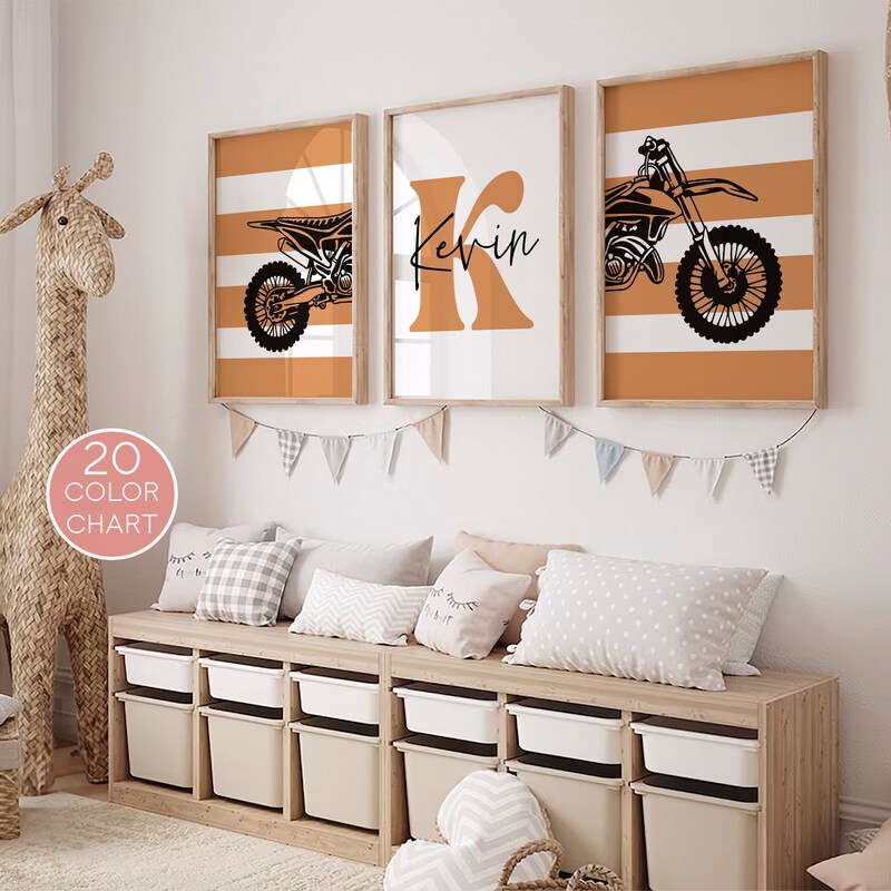 Motocross Wall Decor - Etsy