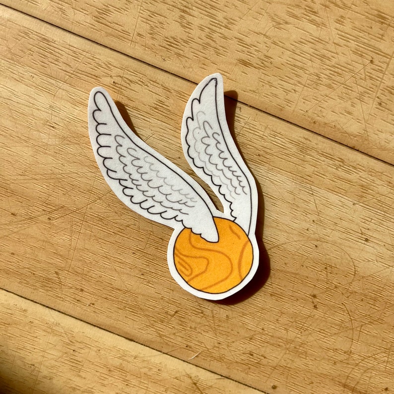 Harry Potter Golden Snitch Sticker - Water-resistant Laptop Decal - Etsy