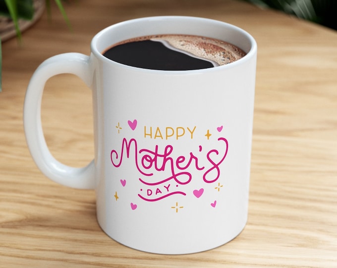 Personalized Floral Mother's Day Mug With Custom Name - Etsy
