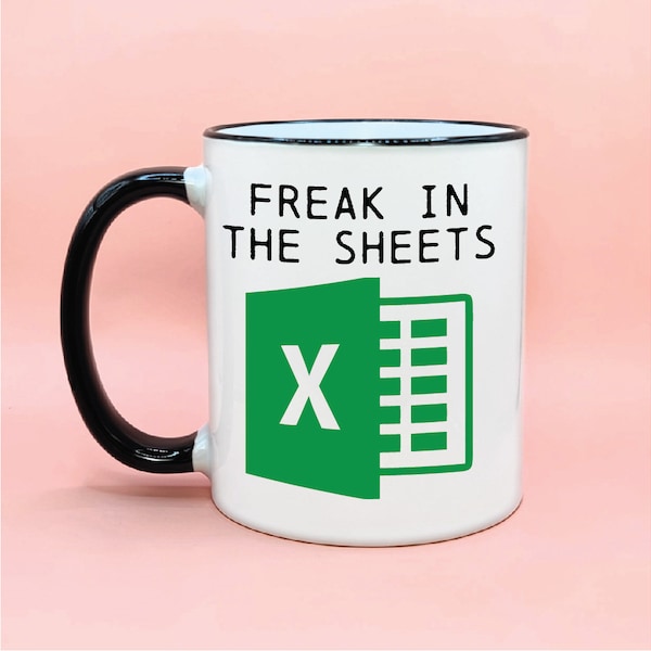 Funny Coffee Cup Spreadsheet - Etsy