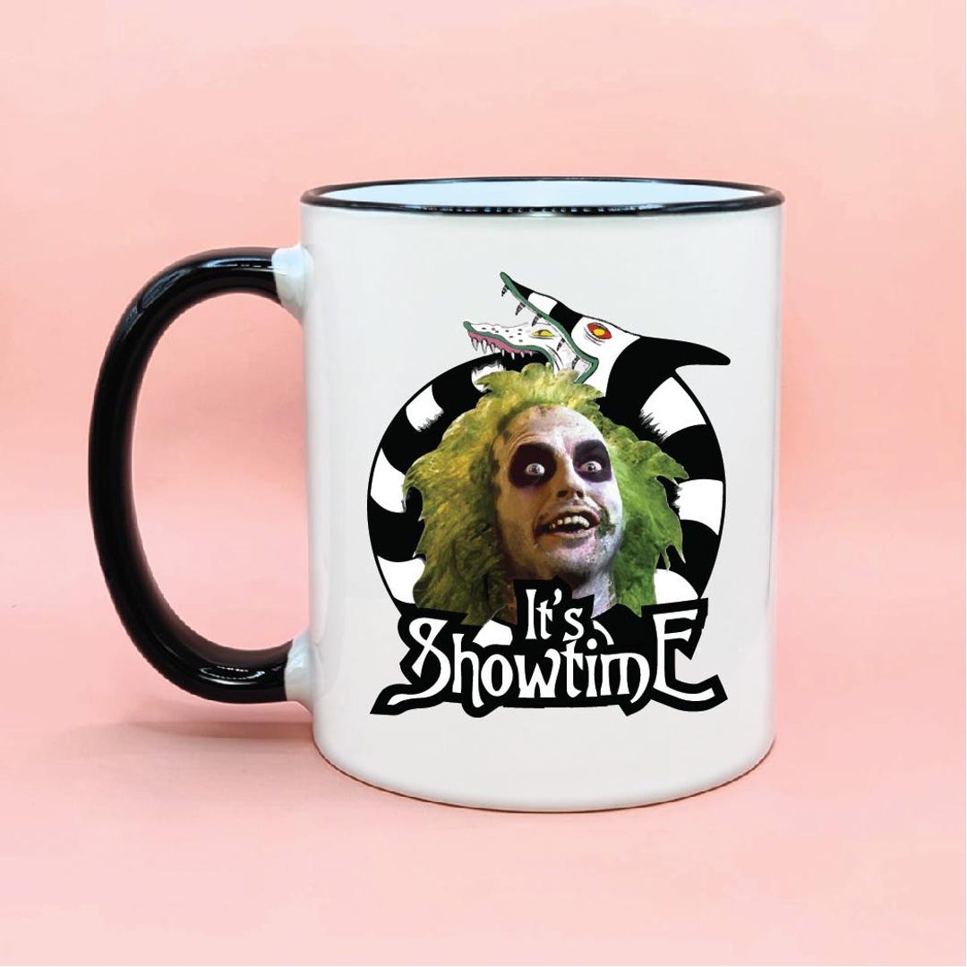 Beetlejuice It's Showtime Coffee Mug, Beetlejuice Fan Gift, New ...