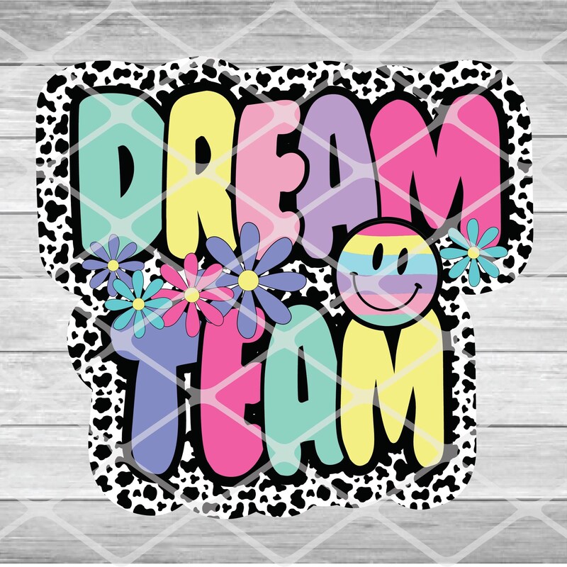 Dream Team Ready to Press - Etsy