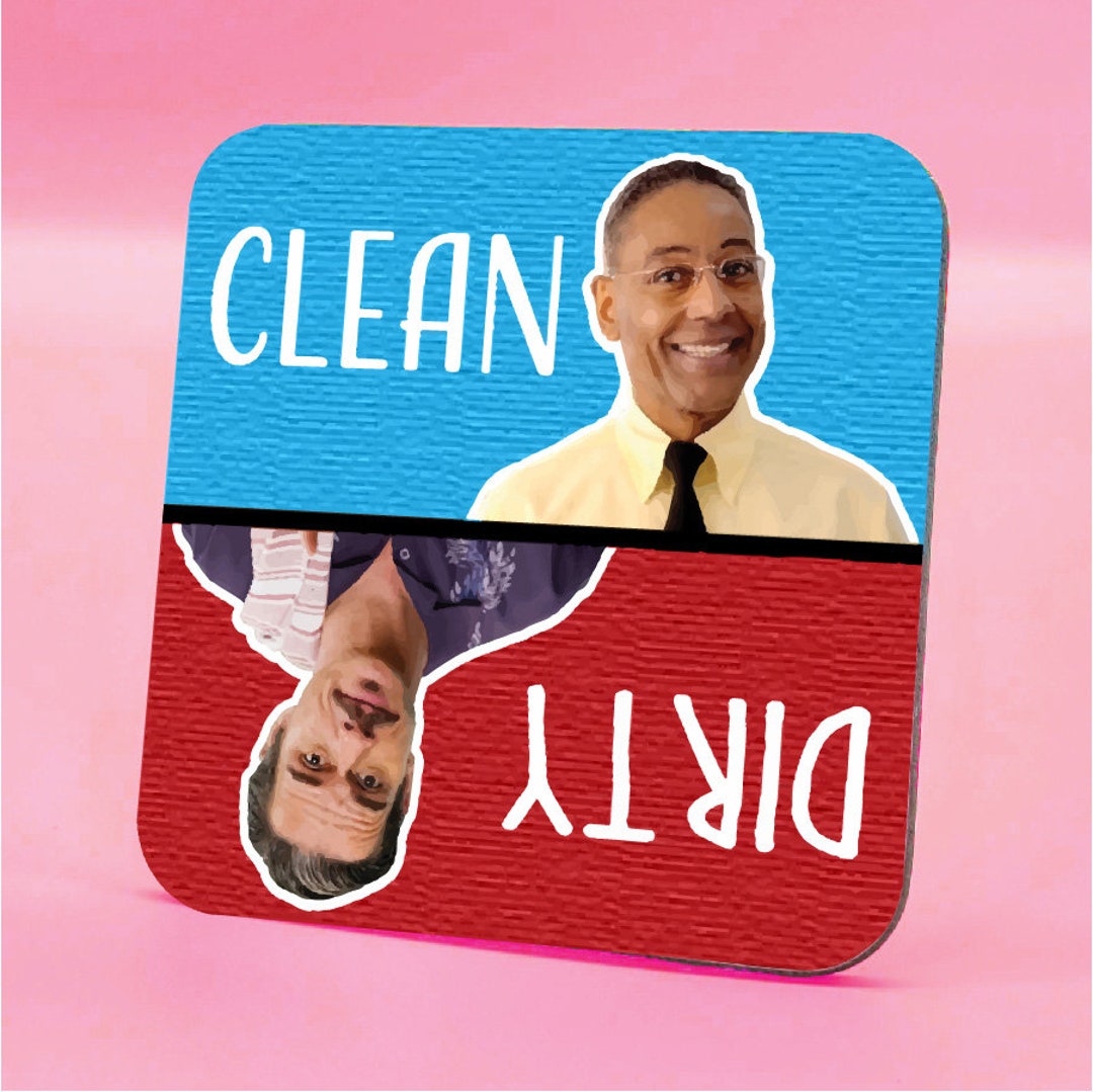 Breaking Bad Clean Dirty Dishwasher Magnet, Breaking Bad Fan Gift Idea ...