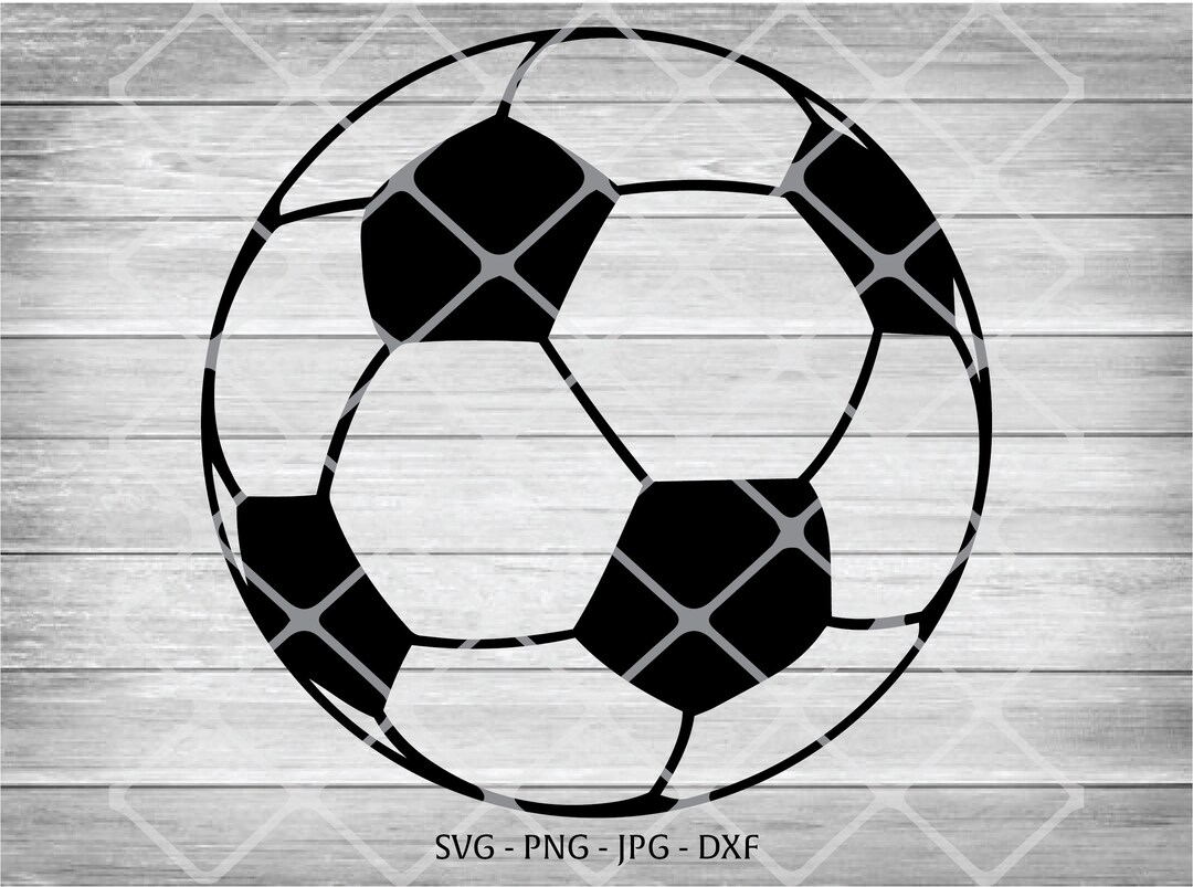 Soccer Ball Outline Svg, Soccer Decals, Soccer Ball Download, Soccer ...
