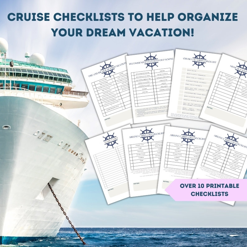 Cruise Checklists to Help Prepare, Plan, and Organize Your Cruise ...
