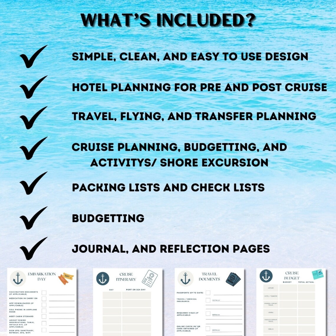 The Ultimate Cruise Vacation Planner - Organize, Plan, and Journal Your ...