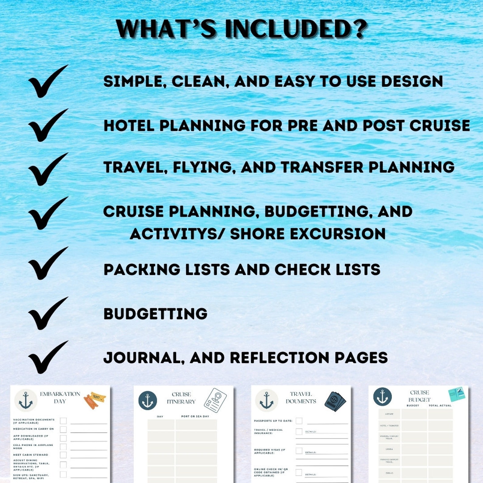 The Ultimate Cruise Vacation Planner - Organize, Plan, and Journal Your ...