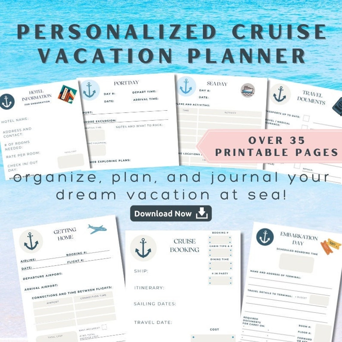The Ultimate Cruise Vacation Planner - Organize, Plan, and Journal Your ...