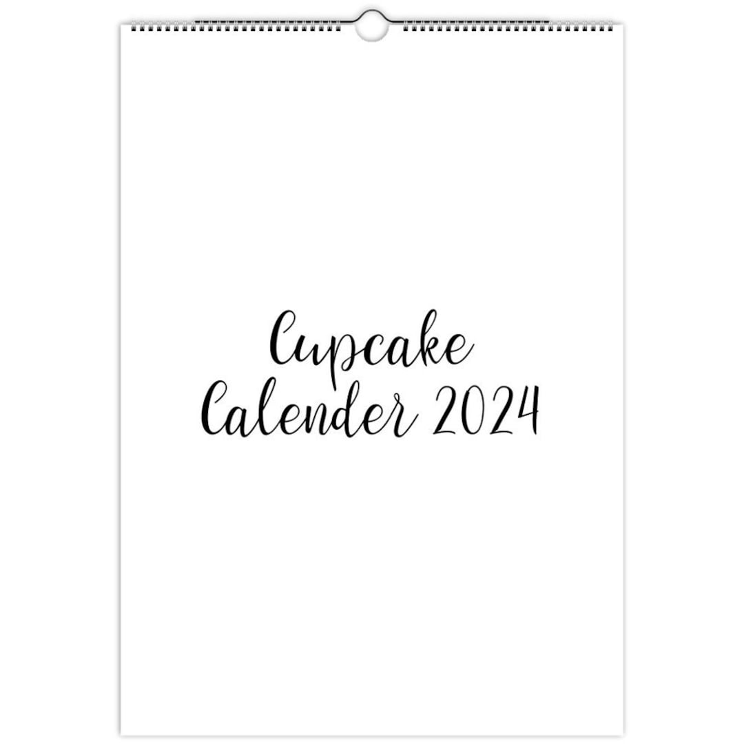 Cupcake Calendar 2024 - Etsy