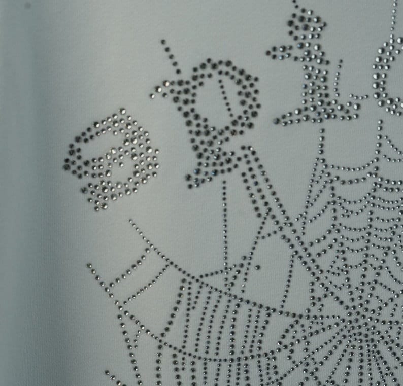 HIGH-QUALITY Sp5der OG Rhinestone Logo Hoodie White - Etsy