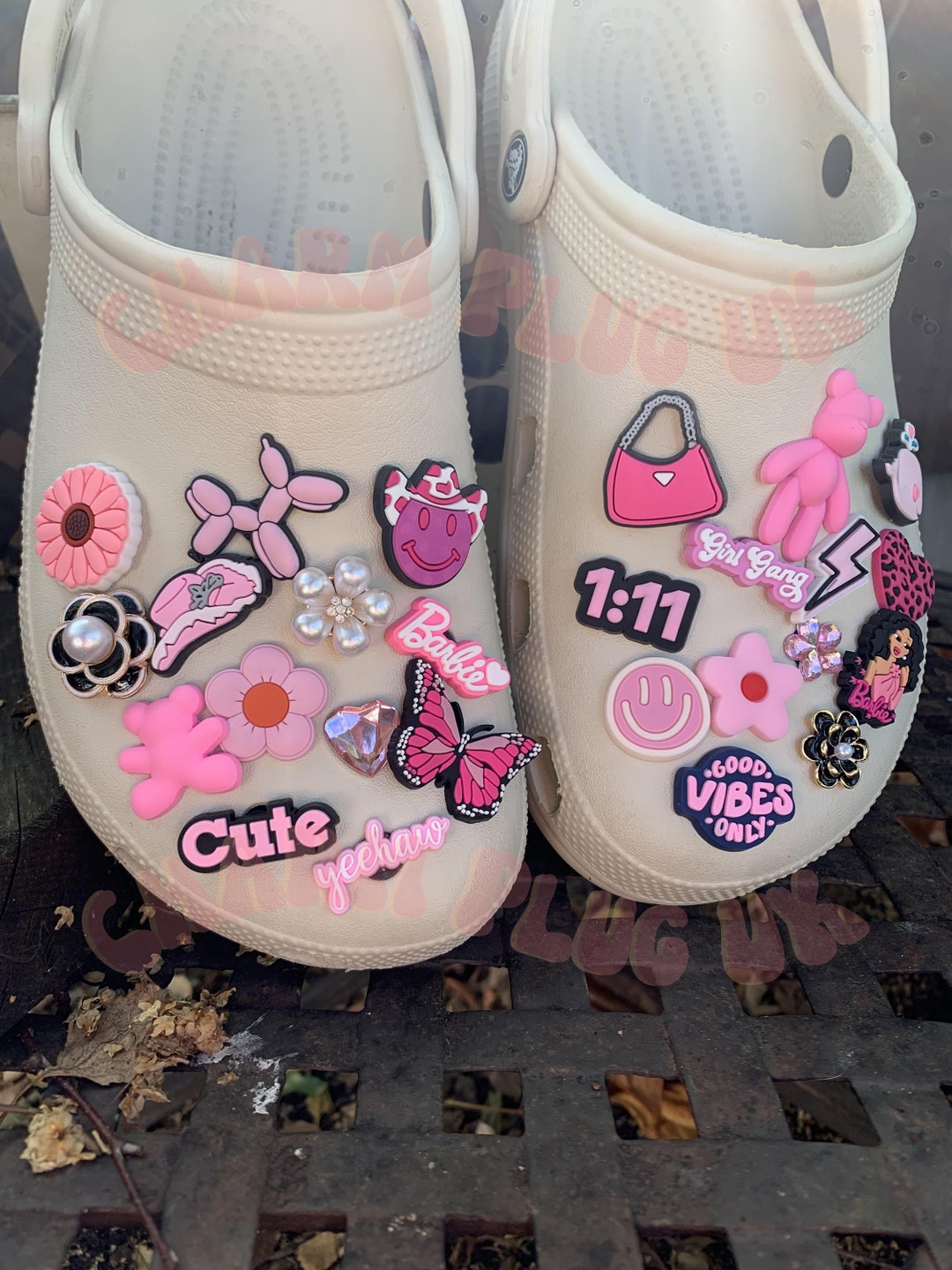 Croc Charms Clog Charm Shoe Pin Badge Charm Flower Pearl Metal Heart ...