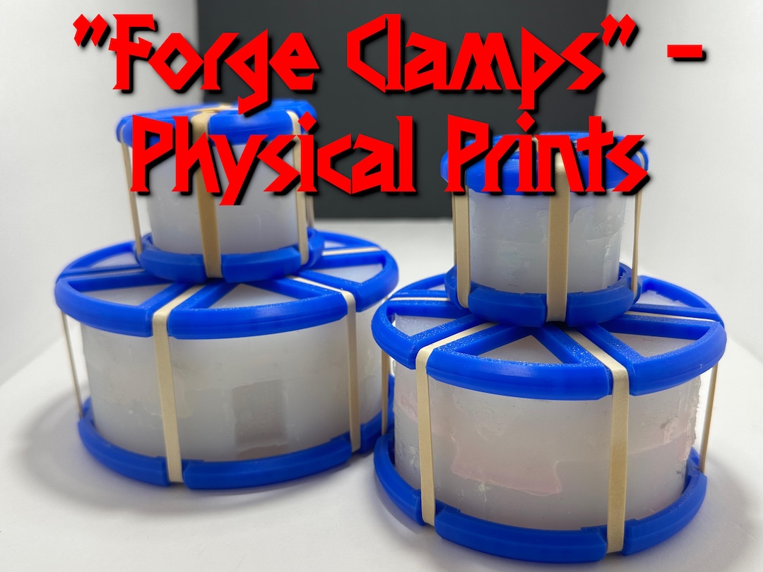Forge Clamps - Silicone Mold Flashing Reducer | 1 Set of Physical ...