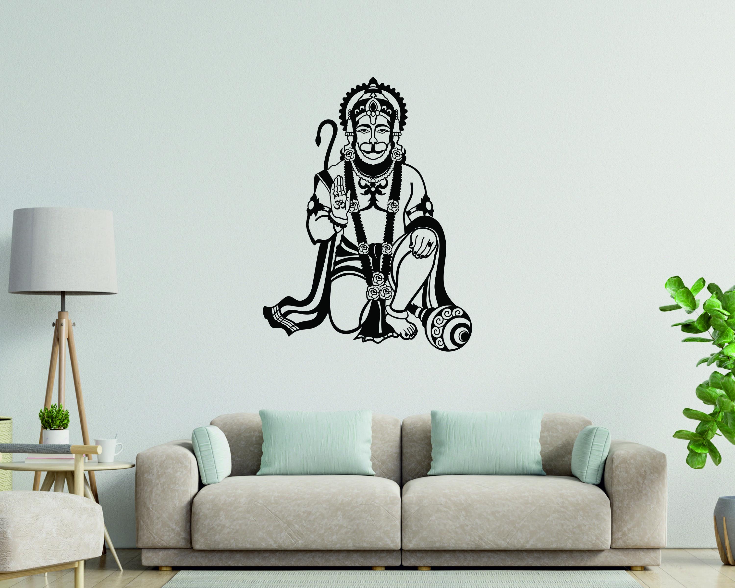 Lord Hanuman Silhouette Cdr, Pdf, Dxf, Svg, Png, Ai File Digital ...