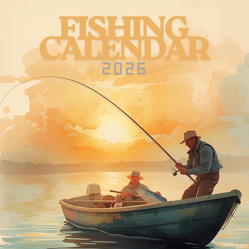Fishing Calendars 2026 - Etsy