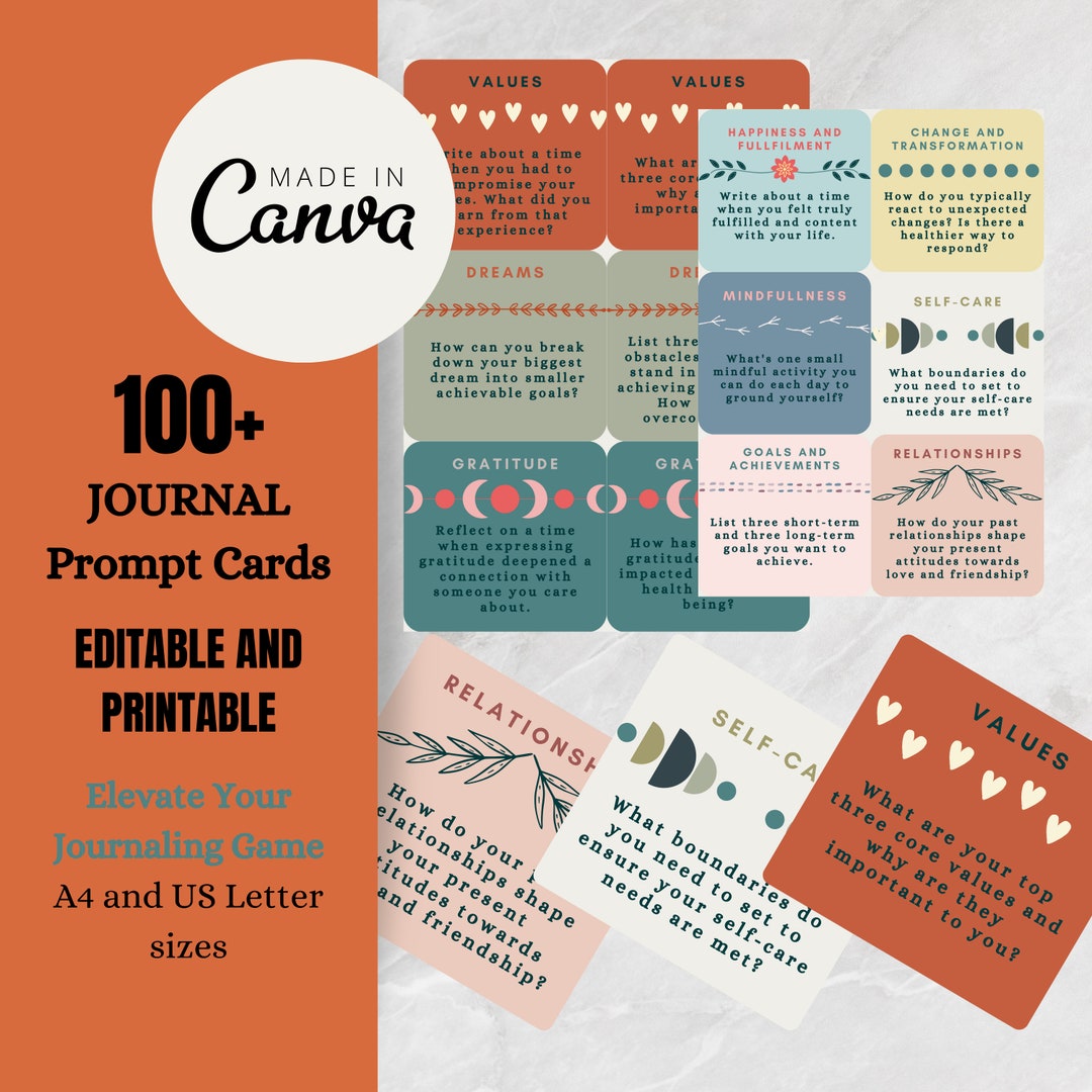 Journal Prompt Cards | DBT Journal Prompts | Emotional Regulation ...