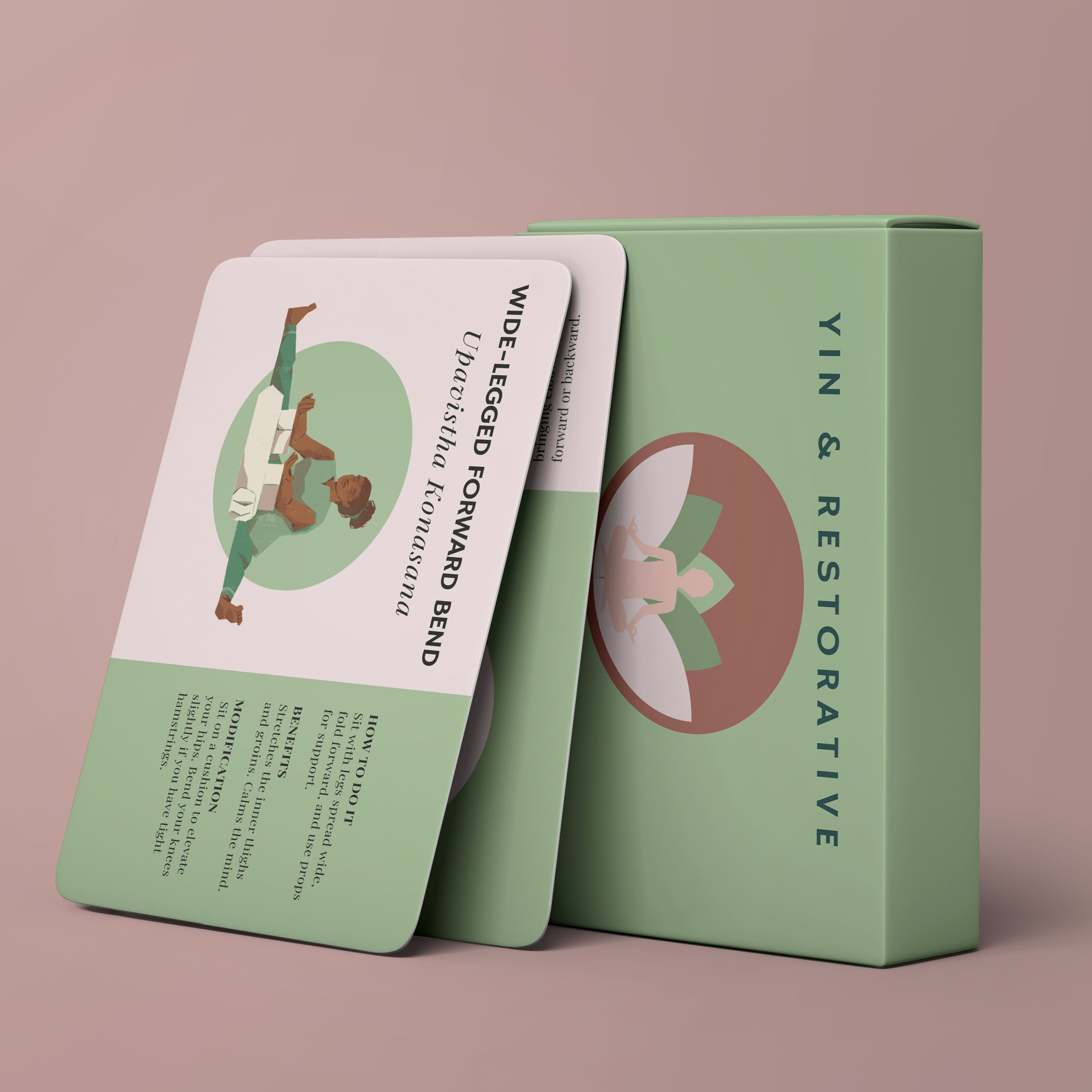 Yin and Restorative Yoga Poses Cards for Beginners to Advanced Yogis ...