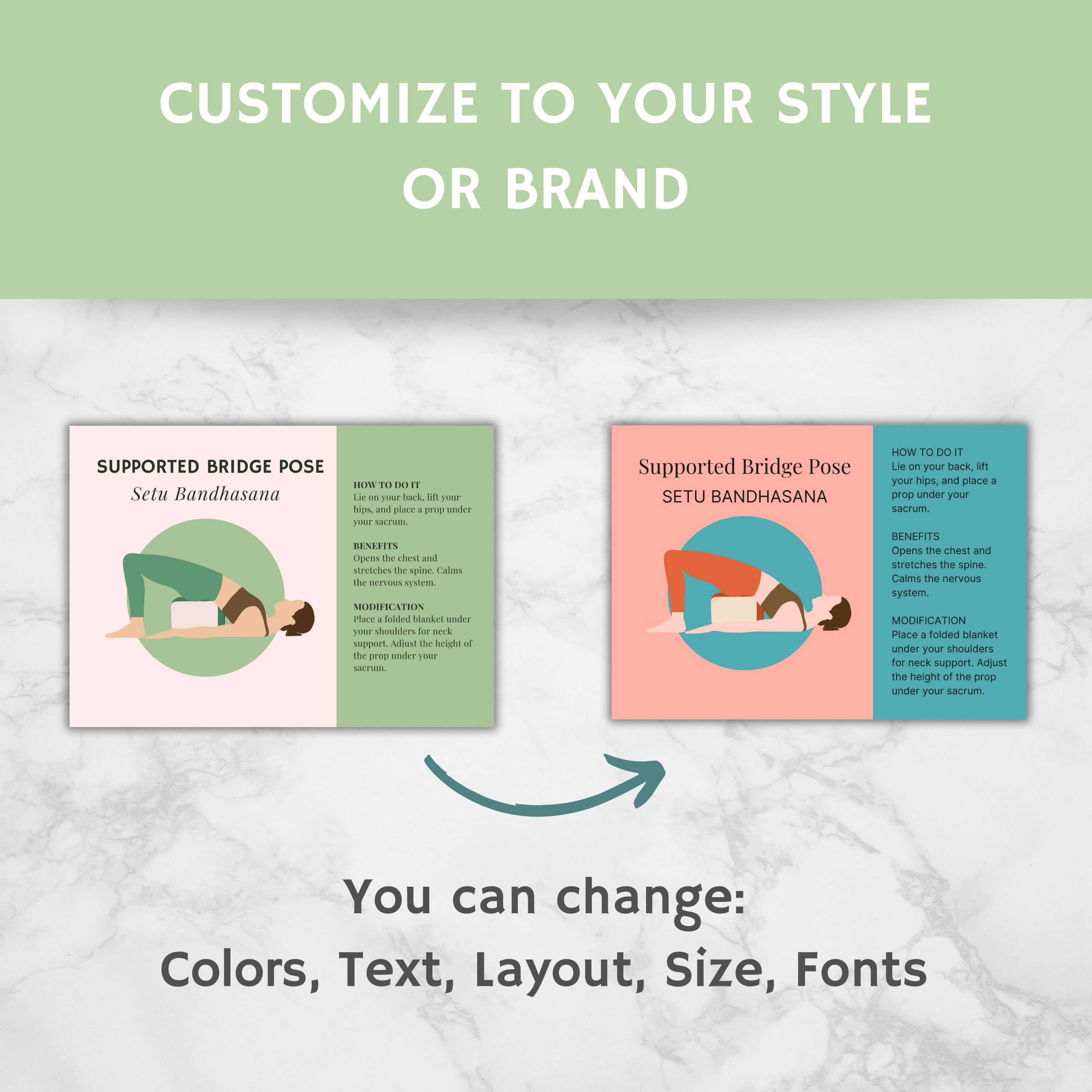 Yin and Restorative Yoga Poses Cards for Beginners to Advanced Yogis ...