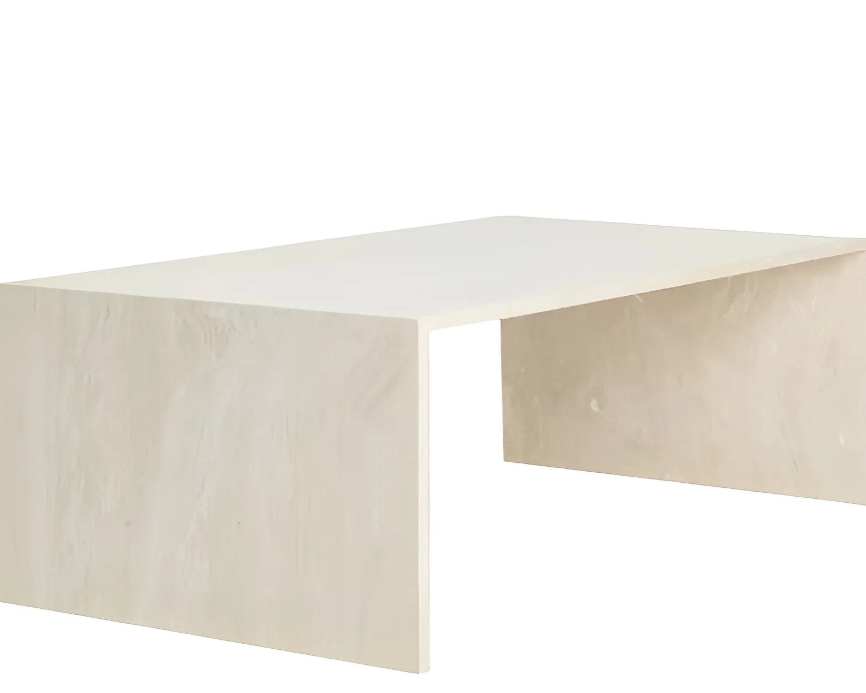 Pangea Collection Travertine Coffee Table Estetico - Etsy
