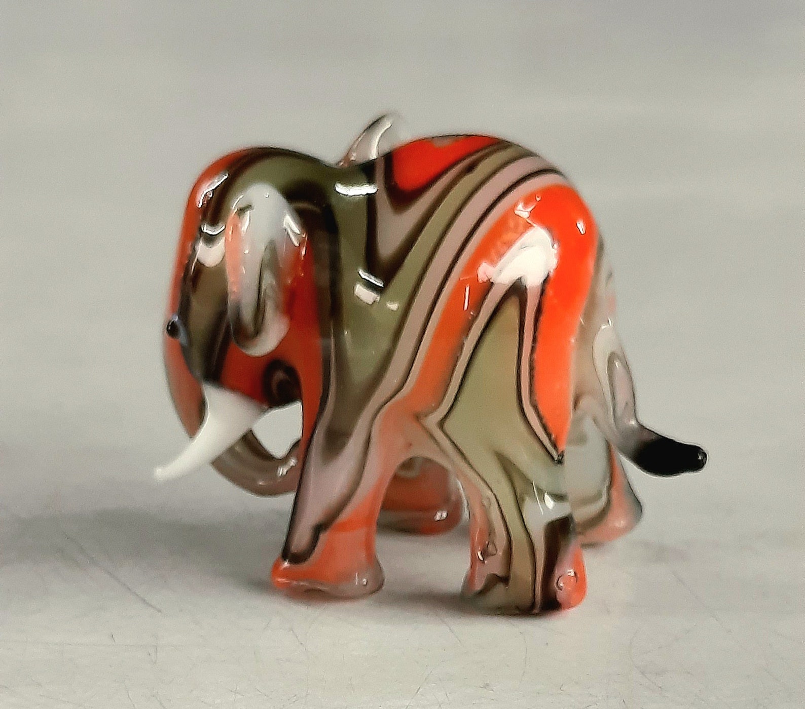 Murano Elephant Handmade Elephant Glass Art Multi Color Elephant for ...