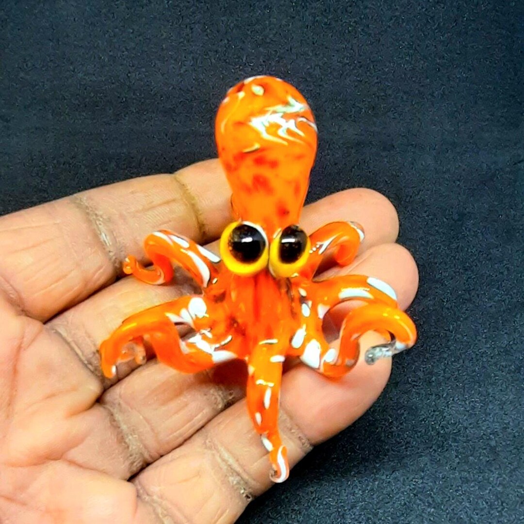 Murano Glass Octopus Sculpture Aquarium Octopus Figurine Octopus Home ...