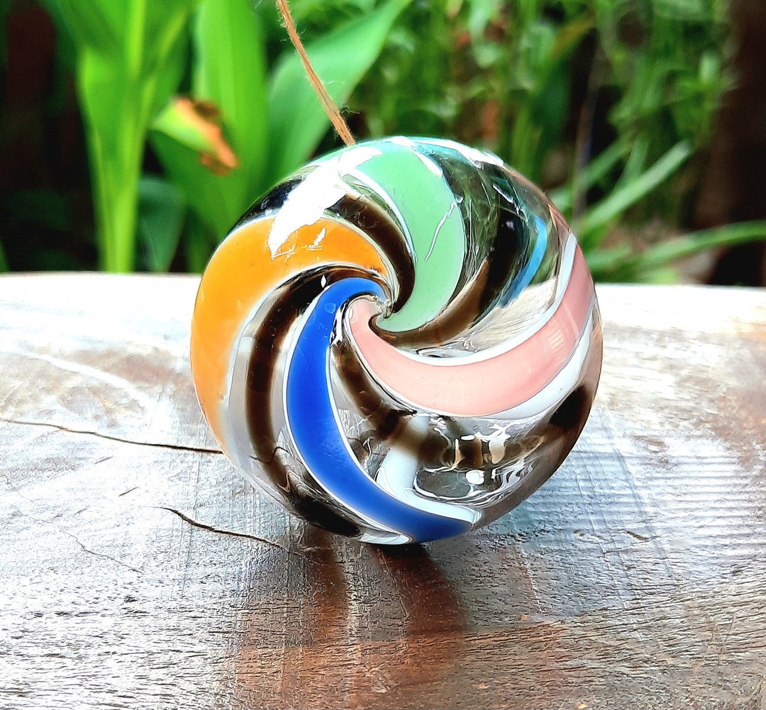 Murano Glass Hanging Boll Home Decor Garden Boll Multi Color Boll - Etsy