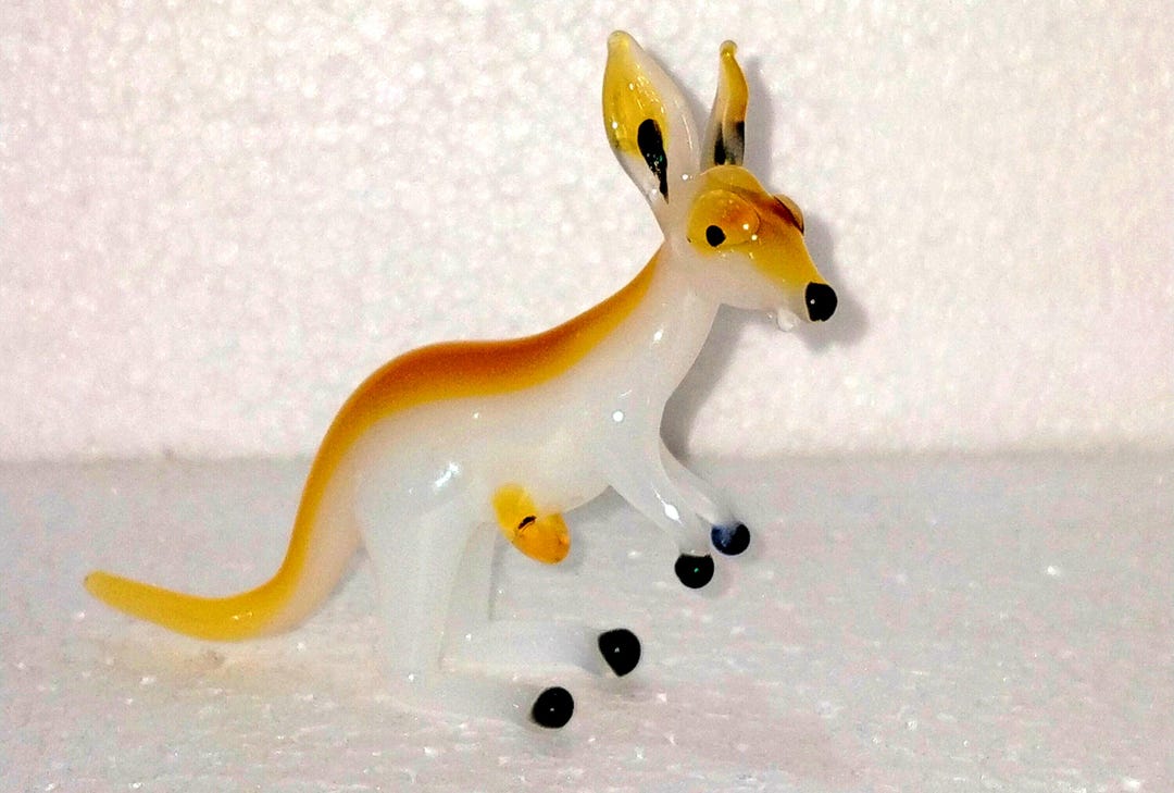 Murano Glass Kangaroo Handmade Kangaroo Home Decor Kangaroo Gift ...