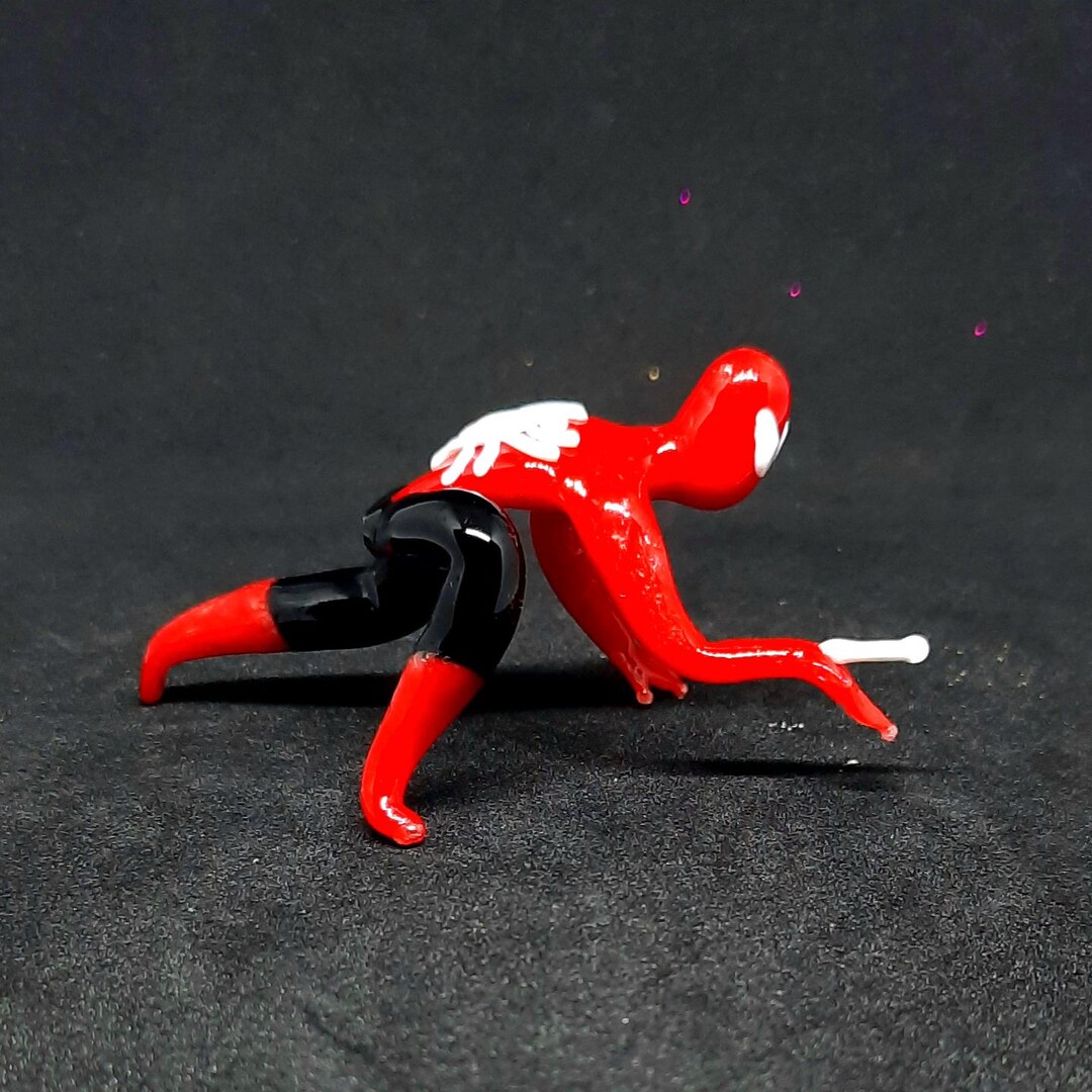 Murano Glass Spider-man Figurine Handmade Glass Spider-man Sculpture ...