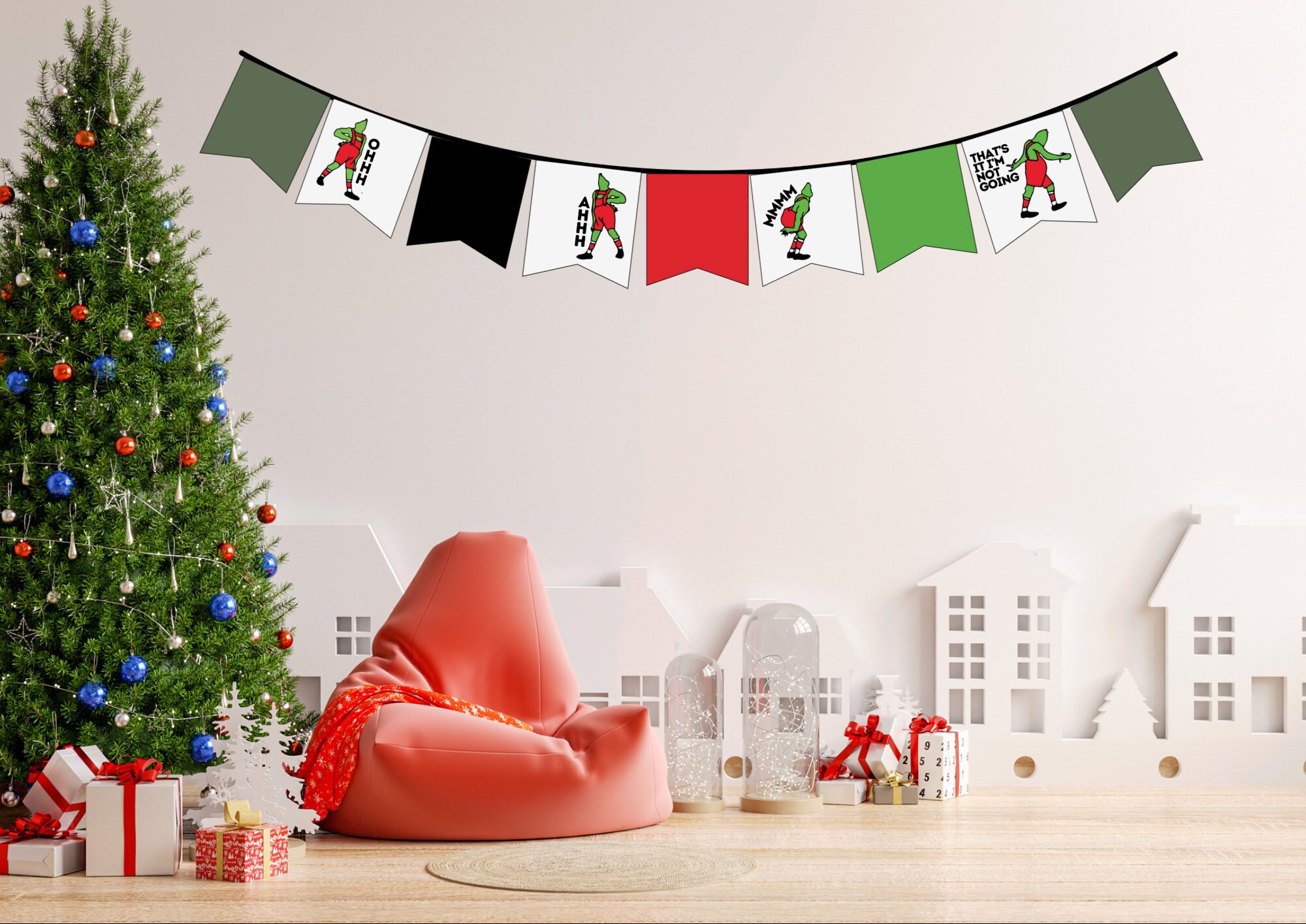 Christmas Banner | Grinchmas | You’re A Mean One | Christmas Classroom ...