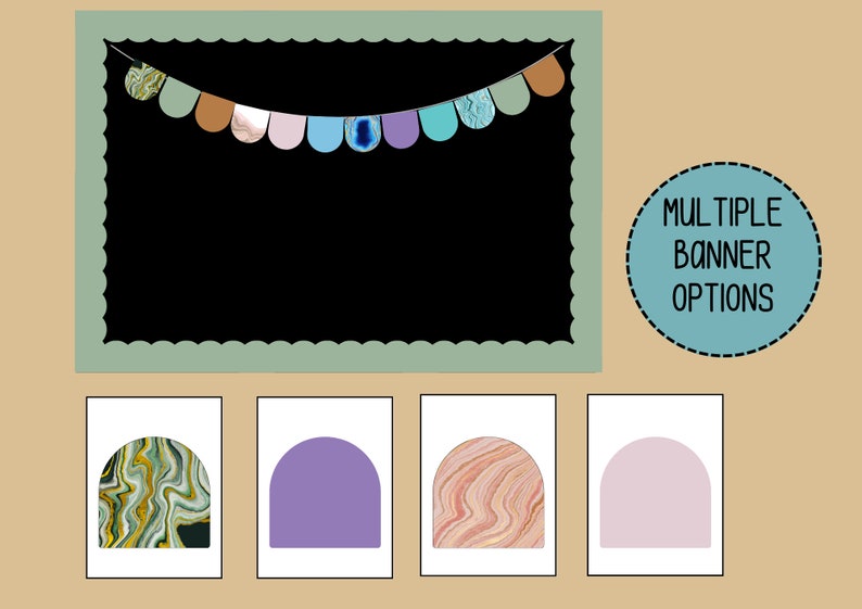 Rock Classroom Bulletin Board, Printable Bulletin Board, Geode ...