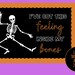 Dancing Skeleton Bulletin Board Kit - Etsy