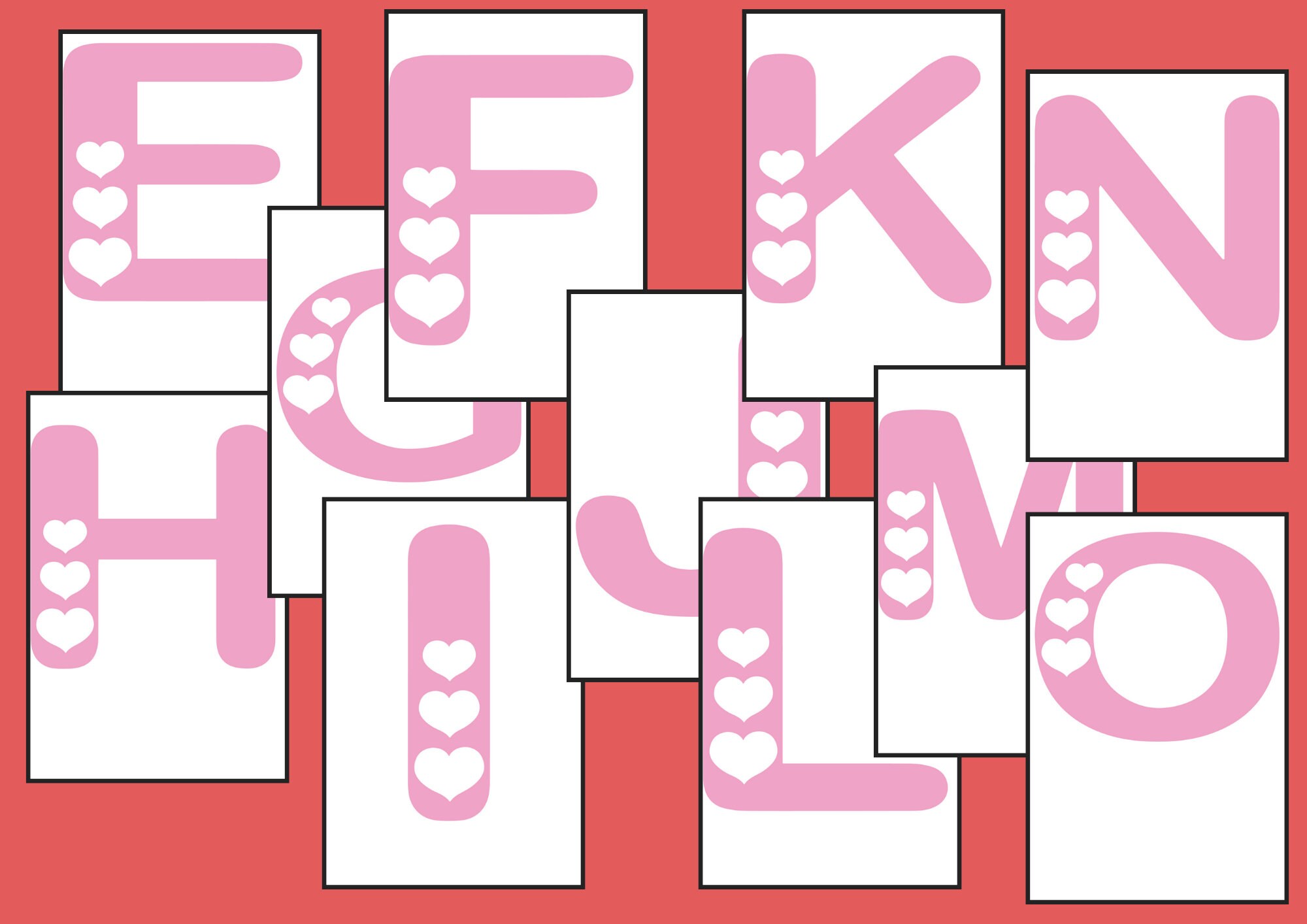 Bulletin Board Font | Valentine's Font | Classroom Bulletin Board ...