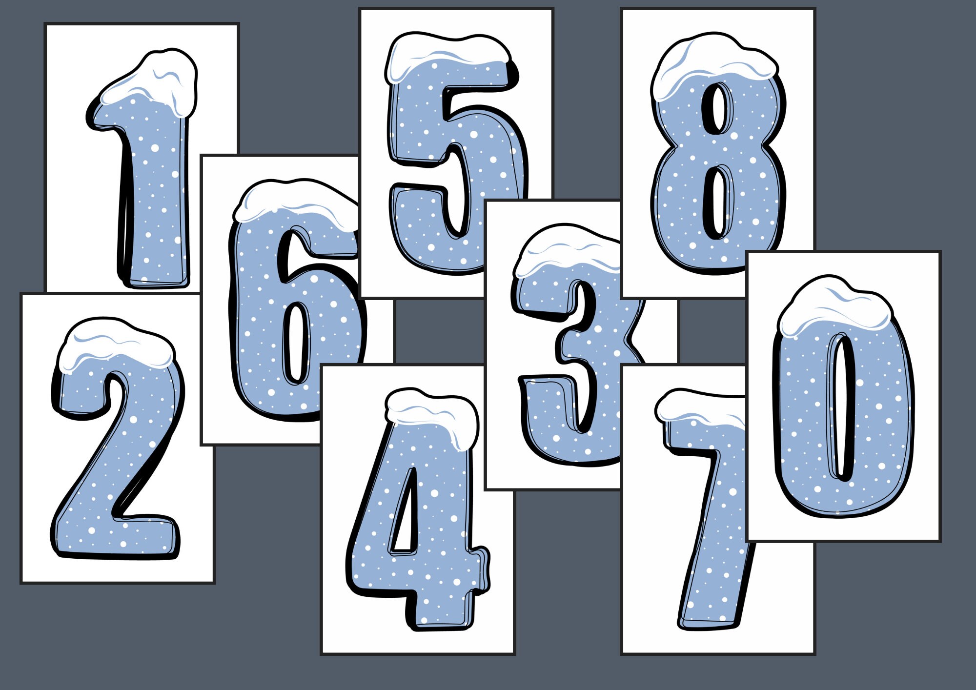 Bulletin Board Font | Christmas Font | Classroom Bulletin Board Letters ...